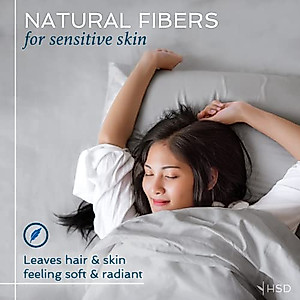 Hotel Sheets Direct Viscose Derived from Bamboo Bed Linen Set with Deep Pocket, 4-Piece Set, White, King