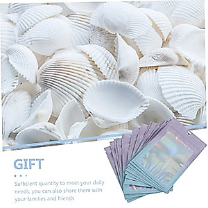 Healifty 100pcs Clear Candy Bags Clear Zippered Storage Bags Transparency Film Self Sealing Bag Food Storage Bags Resealable Bags Dispensary Packaging Bag Packing Bags Pack Bags