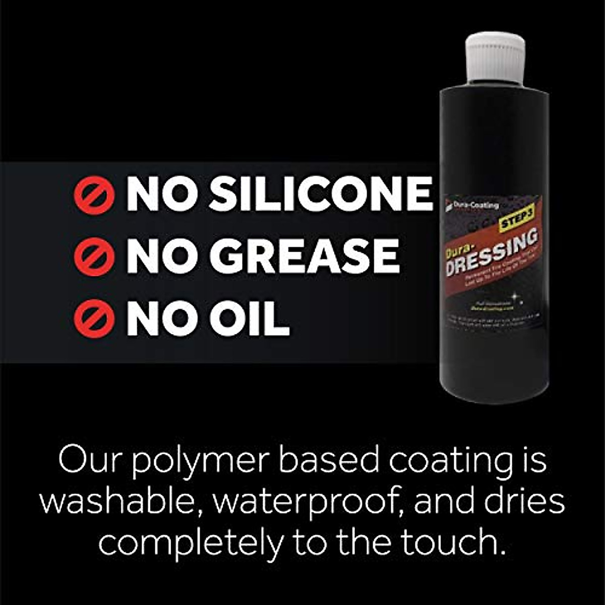 Dura-Dressing Re-Load for Tires Already Coated with Dura-Dressing, 8 oz. Bottle – Tire Dressing Kit – Made in The USA to Ensure Your Tires Shine and Look Great