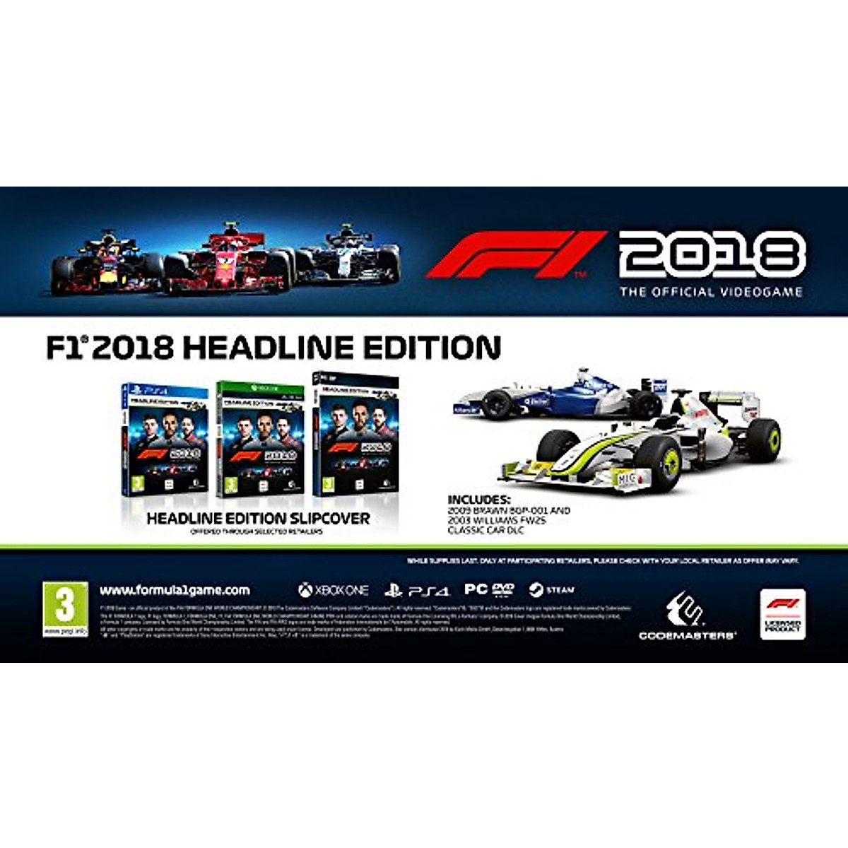 F1 2018 Headline Edition (PS4)
