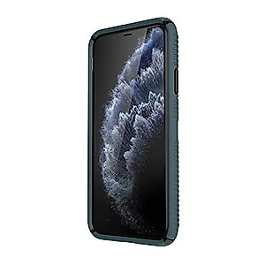 Speck Products Presidio2 Grip Case, Compatible with iPhone 11 PRO Max,Polycarbonate, Terrain Green/Black/Caramel Brown