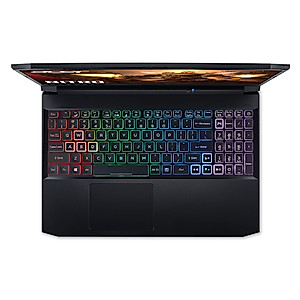 Acer Nitro 5 AN515-45-R21A Gaming Laptop, AMD Ryzen 5 5600H Hexa-Core Processor | NVIDIA GeForce RTX 3060 GPU | 15.6" FHD 144Hz IPS Display | 16GB DDR4 | 512GB NVMe SSD | WiFi 6 | RGB Keyboard