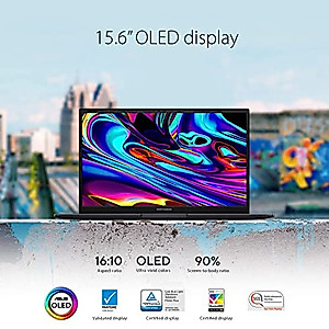 ASUS VivoBook S 15 OLED Slim Laptop, 15.6” FHD OLED Display, Intel Evo Platform, Intel Core i7-12700H CPU, 16GB RAM, 1TB SSD, Windows 11 Home, Indie Black, K3502ZA-ES76