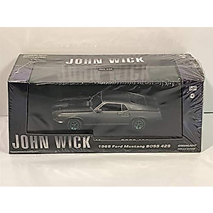 Greenlight 86540 1: 43 John Wick (2014) - 1969 Ford Mustang Boss 429 Die-cast Vehicle, Multicolor