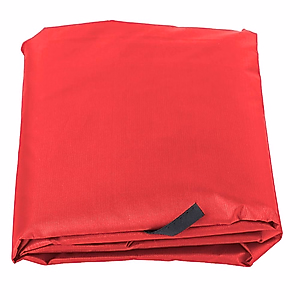 Andraw Easy to Clean Non‑Fading Swing Chair Cushion,Three seat Swing Replacement Cushions Swing Seat Cover, Waterproof Yard Garden Lawn(red),