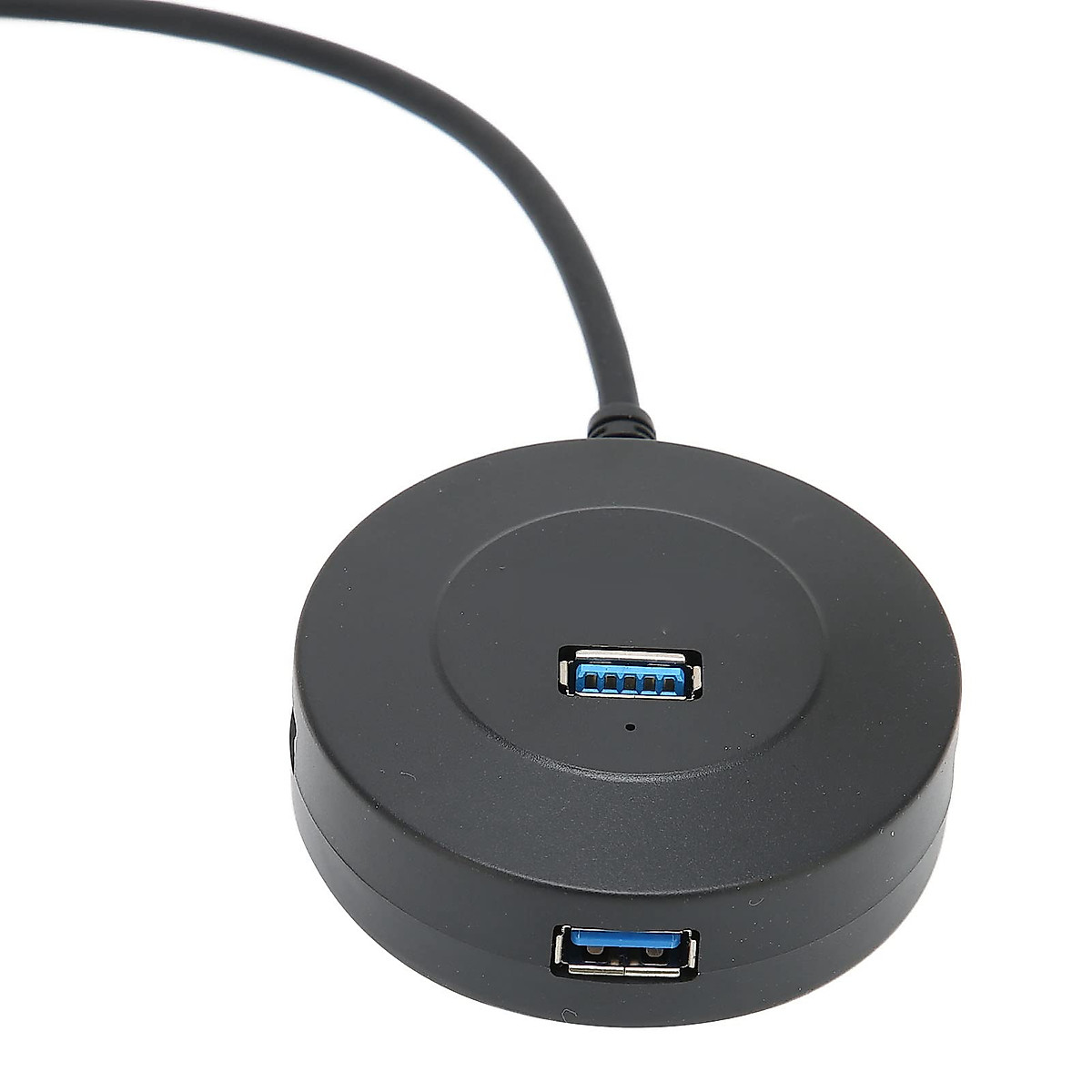 Small 4-Port USB 3.0 Hub,Round Header LED Fast Charging Data Transfer Multiport Adapter, for Laptop PC Computer Desktop Mouse Keyboard for OS X 10.0+