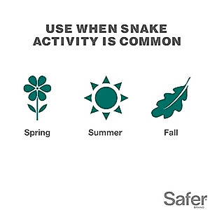 Safer 5951 Snake Shield Granular Repellent - Outdoor Snake Repelling Granules 4LB Snake Shield Repellent - Repels Againts Poisonous and Non-Poisonous Snakes