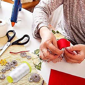 2 Roll Polyester Thread, Heavy Duty Thread, 1500Yard/Reel 210D/3 Nylon Thread for Sewing, Sewing Thread for Upholstery, Outdoor Market, Drapery, Leather, Beading, Crafts