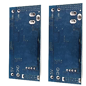 DEVMO 2Pcs 12v to 5v 5A Converter Step-Down Power Supply 24V / 12V to 5V 5A Voltage Regulator DC 9V-36V Step-Down to DC 5V-5.3V 3.5-6A Volt Transformer