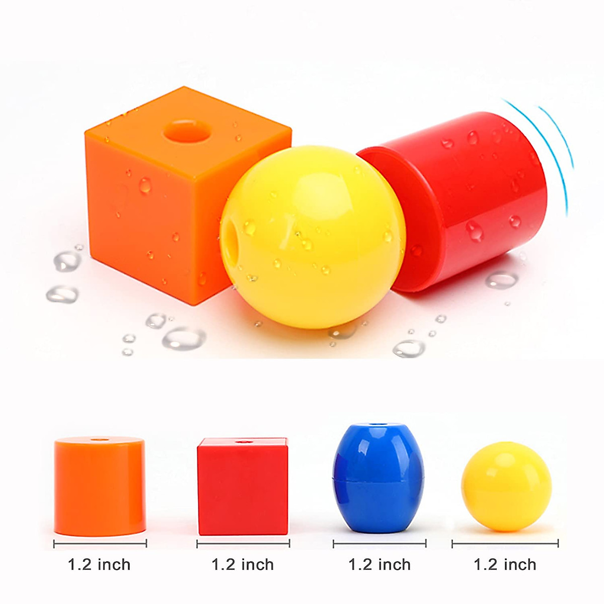Lacing Beads Educational Threading Toy-50 Jumbo Stringing Toy Montessori Toys, Fine Motor Skills Cognitive Skills Occupational Therapy Toys for Toddlers 3,4,5,6 Years, Preschool Kids, Autism