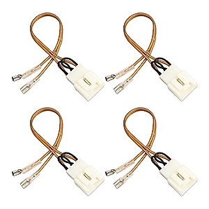 Auovo Car Door Speaker Wire Adapter Connector Harness Replacement Accessories 72-5602 for 2011-2020 Ford F150 Escape Mazda CX5 Aftermarket Door Speakers Harness Plug Connectors (4)