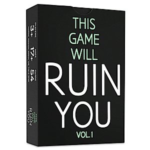 This Game Will Ruin You Vol 1 - Card Games for Adults & Bachelorette Parties - Party Games for College Students & Fun Adult Game Night Ideas - Board Games for Groups & Couples or 21st Birthday Gift