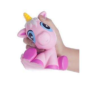 AILIMY Squishies Slow Rising Kawaii Scented Soft Jumbo Pink Giant Unicorn Animal Squishy Food Toy Child Party Supplies