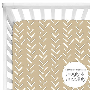 GRSSDER Stretchy Pack and Play Sheets, Ultra Soft Jersey Knit Fitted Pack n Play Sheets Set 2 Pack, Portable/Mini Cribs Sheets for Girls and Boys, Rainbow Pattern