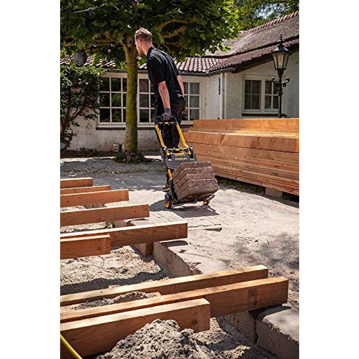 Stanley Hand Truck, Yellow & Black, SXWTD-FT585