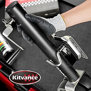 Upgraded Boat Trailer Jack with 8" Double Wheels- 2000 lbs Heavy Duty Boat Trailer Tongue Jack with Improved Ergonomic Handle, Swivel Boat Trailer Jack for RV Boat - 12" Vertical Travel