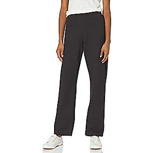Hanes Women's Petite-Length Middle Rise Sweatpants - XX-Large - Ebony