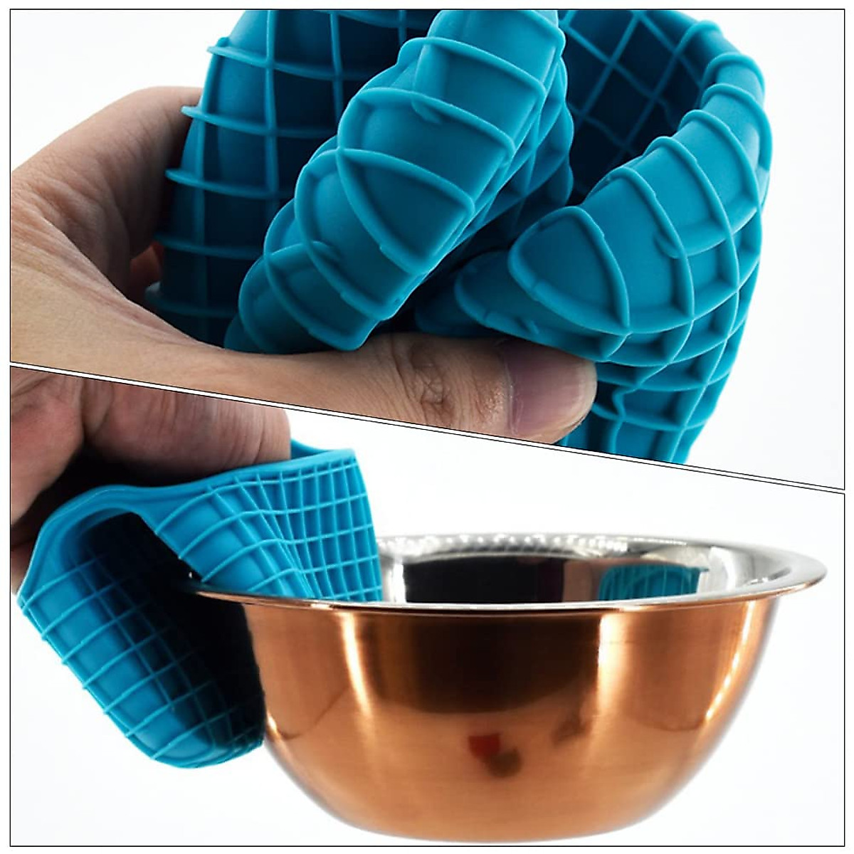 3pcs Silicone Thermal-Insulation Hand Clamp Mini Pot Holder