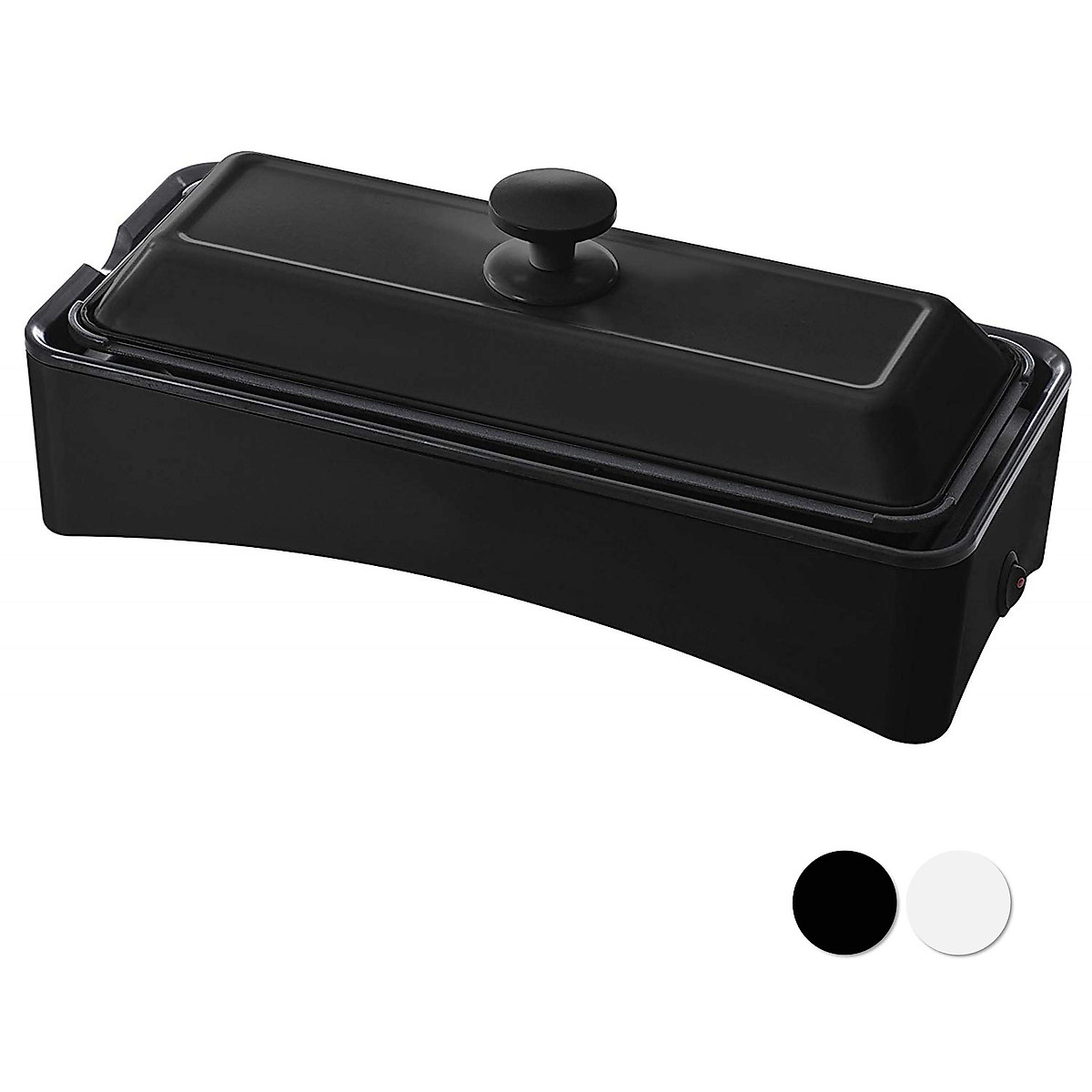 YAMAZEN"2Way Slim Takoyaki Plate" YOF-W120B (BLACK)【Japan Domestic Genuine Products】【Ships from Japan】