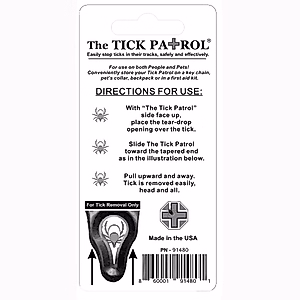 The Tick Patrol Tick Remover 6-Pack - for People & Pets - Stop Ticks in Their Tracks! (6 Colors)