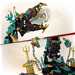 LEGO 71755 NINJAGO Temple of The Endless Sea Building Toy, Underwater Playset with Ninja Kai Minifigure, Gifts for 9 Plus Year Old Boys & Girls