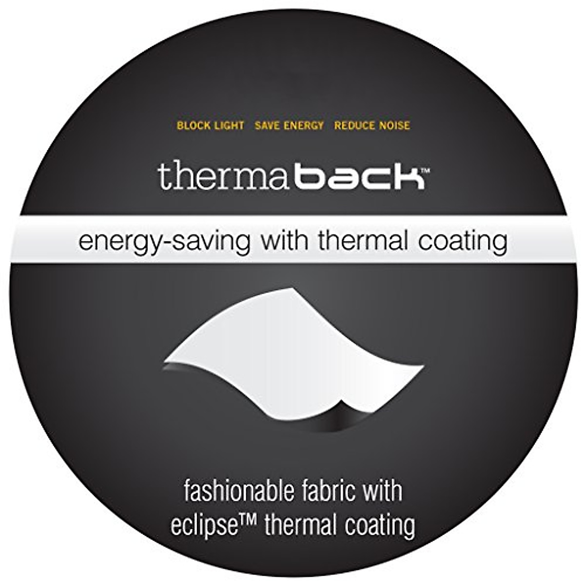 Eclipse Microfiber Valance Curtain For Windows, Solid, Rod Pocket For Kitchen, Living Room, Bedroom, And Bathroom, Single Panel, 42 in x 18 in, Yellow