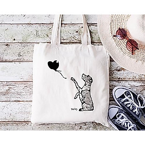 Pet Studio Art Barksy - Balloon Dog Tote Bag