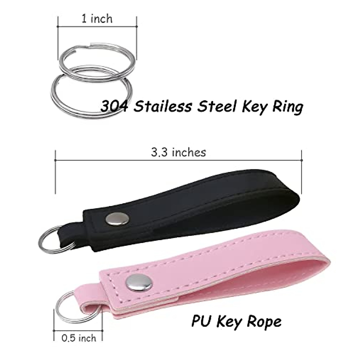 waymei Silicone Key Fob Cover Remote Keyless Case Protector Compatible with 2008-2019 Subaru Crosstrek Forester Impreza Legacy Outback Tribeca WRX STI XV Crosstrek (4 Buttons Black & Pink)