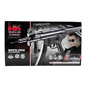 Umarex HK Heckler & Koch MP5 K-PDW Semi Automatic .177 Caliber BB Gun Air Rifle, Black