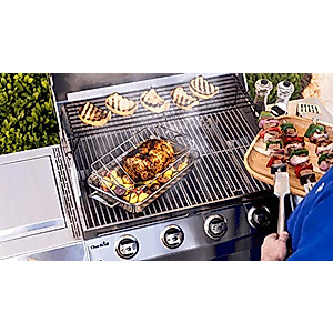 KAMaster Turkey Rack for Big Green Egg Rib Rack Stainless Steel for Smoking and Grilling Dual Purpose V Shaped Turkey Roasting Rack for Large BGE,Kamado Grill Joe,Primo,Vision and Other 18in Grill