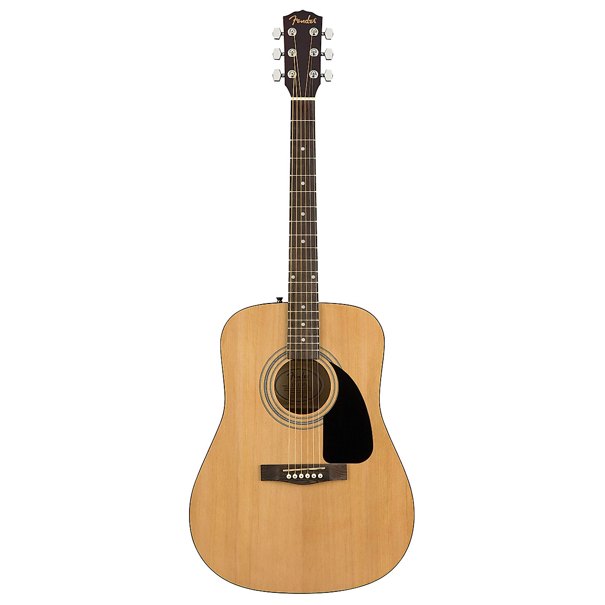 Fender FA-115 Dreadnought Acoustic Guitar Pack, with 2-Year Warranty, Natural, with Gig Bag and Accessories