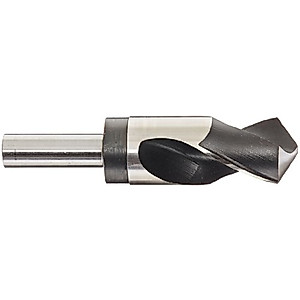 Michigan Drill 303 Series High-Speed Steel Reduced Shank Drill Bit, Round Shank, Spiral Flute, 118 Degrees Conventional Point, 1-13/64" Size (Pack of 1)