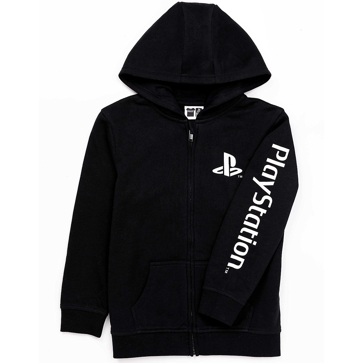 Playstation Kids Hoodie Zip Up Boys Games Logo Black Jumper Jacket 5-6 Years