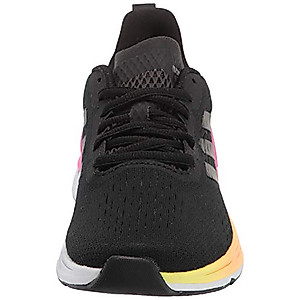 adidas Women's Response Super Running Shoes, Black/Black/Hi-Res Yellow, 8.5