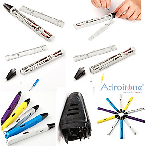 3D Printing Pen Nozzle | Nib Replacement for V4 RP800A / RP600A OLED Screen. This Nozzle Replacement is Compatible with MYNT3D Professional 3D Printing Pen 1.75mm ABS | PLA Filaments Refills