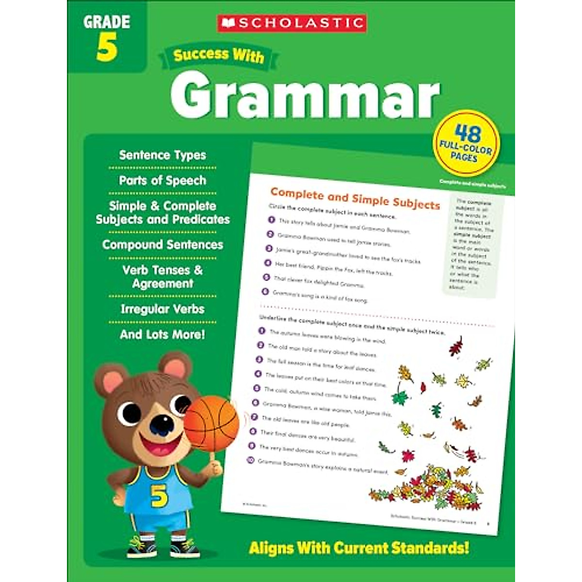 Scholastic Success with Grammar Grade 5 Workbook