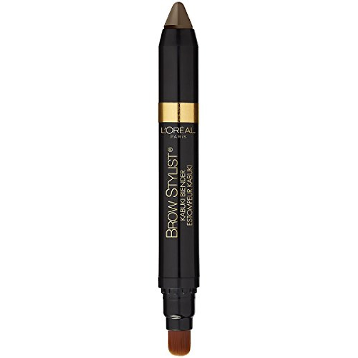 L'Oreal Paris Brow Stylist Kabuki Blender Brow Crayon, Blonde, 0.05 oz.