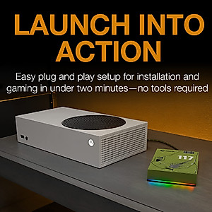 Seagate Game Drive for Xbox Halo Infinite SE 5TB External Hard Drive HDD - 3.5 Inch, USB 3.2 Gen 1 for Xbox One and Xbox Series X|S, customizable RGB LED lighting and Rescue Services (STKX5000400)