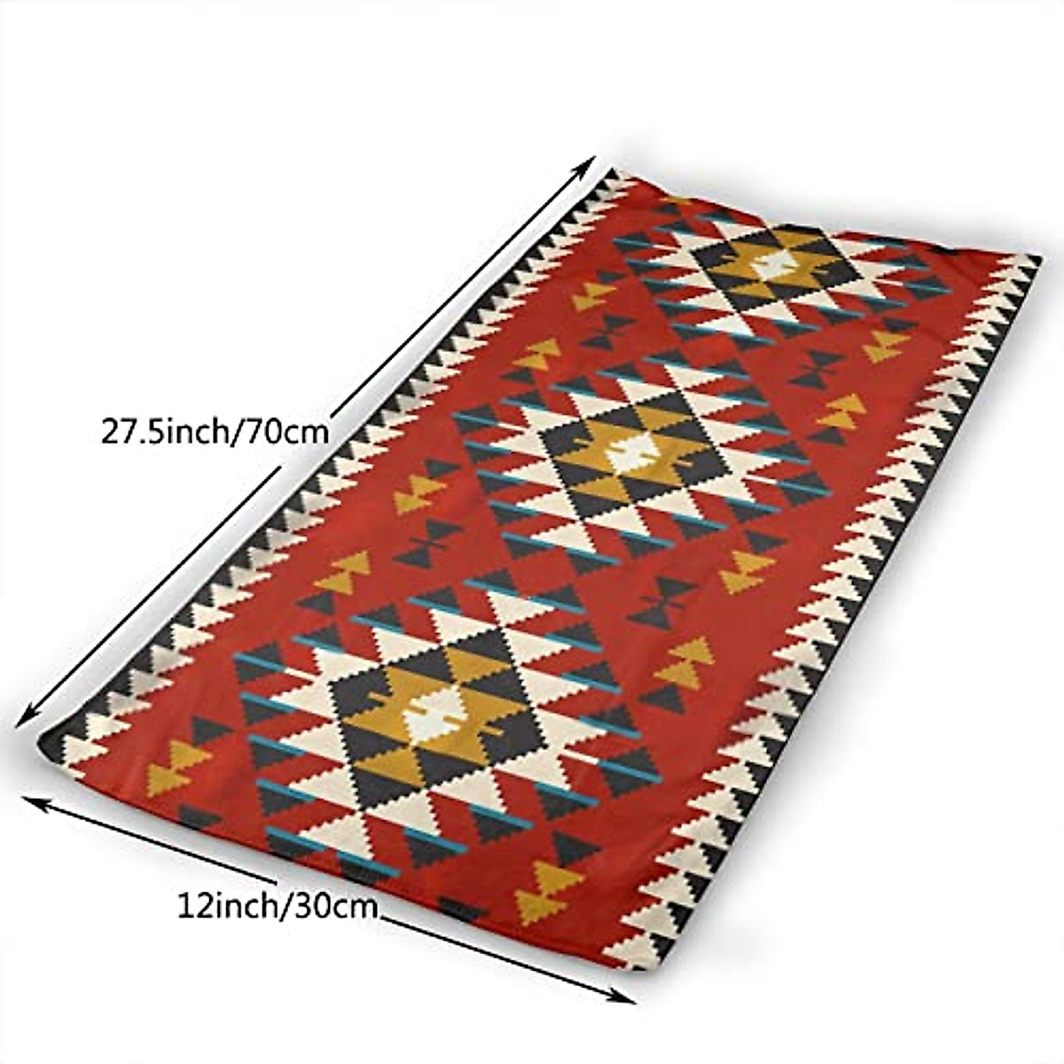 Soft Hand Towels, Native Southwest American Highly Absorbent Quick-Dry Towels Multipurpose for Bathroom, Hotel(12" X 27.5")