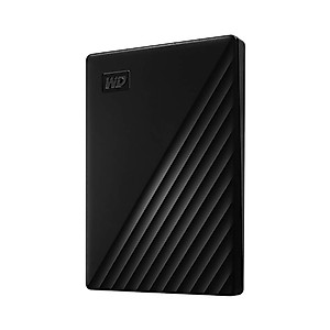 WD 1TB My Passport, Portable External Hard Drive, Black, backup software with defense against ransomware, and password protection, USB 3.1/USB 3.0 compatible - WDBYVG0010BBK-WESN