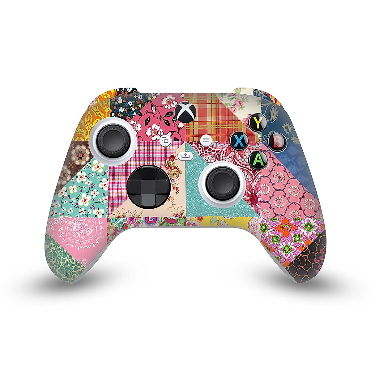Head Case Designs Officially Licensed Rachel Caldwell Quilt Art Mix Vinyl Sticker Gaming Skin Decal Cover Compatible With Xbox Series X/S Controller