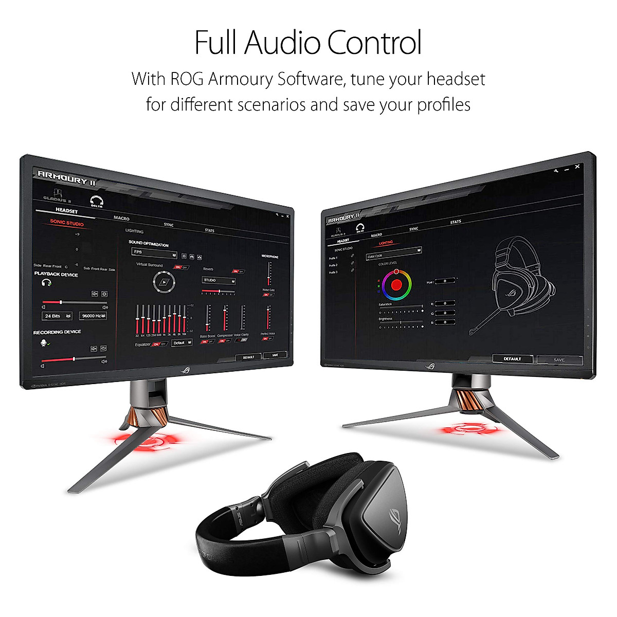 ASUS ROG DELTA CORE Gaming Headset for PC, Mac, PlayStation 4, Xbox One and Nintendo Switch with Hi-Res Audio, and Exclusive Airtight-Chamber Design Black