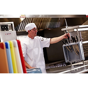 San Jamar STK1008 Saf-T-Knife Assembled Station, 15" Width x 15" Height x 4-1/4" Depth