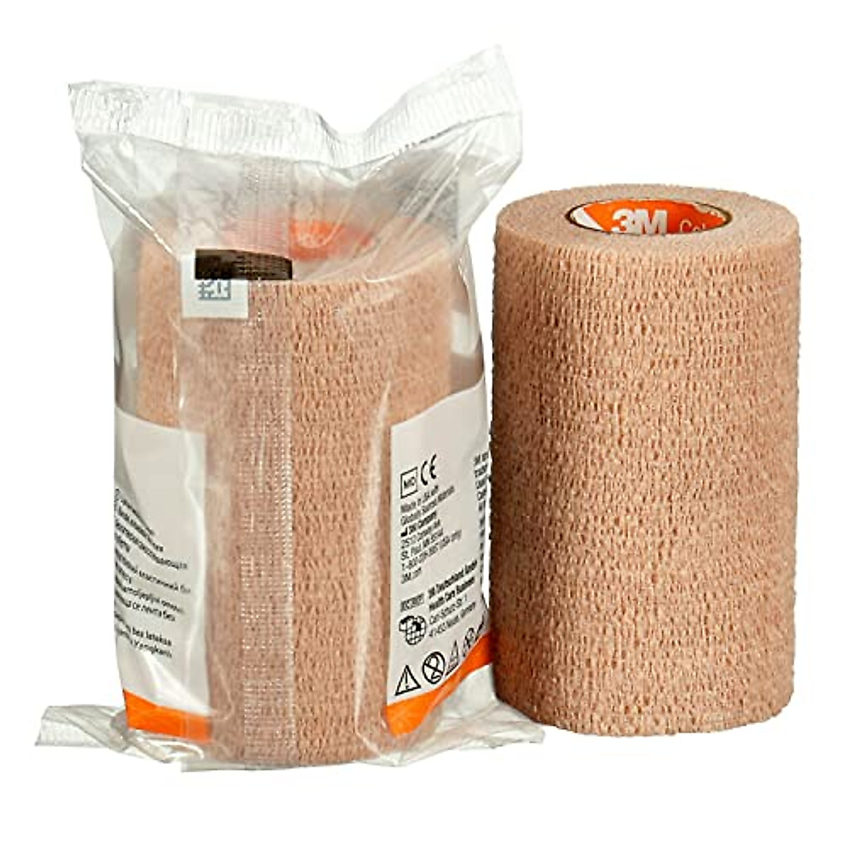 3M™ Coban™ NL Non-Latex Self-Adherent Wrap with Hand Tear, 2084, 4 in x 5 yd, 18 Rolls/Case