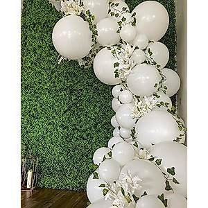 Bezente White Balloons 18 Inch - 30 Pack Large Thick White Balloons Big Round White Latex Balloons for Wedding Baby Shower Anniversary Birthday Party Decorations