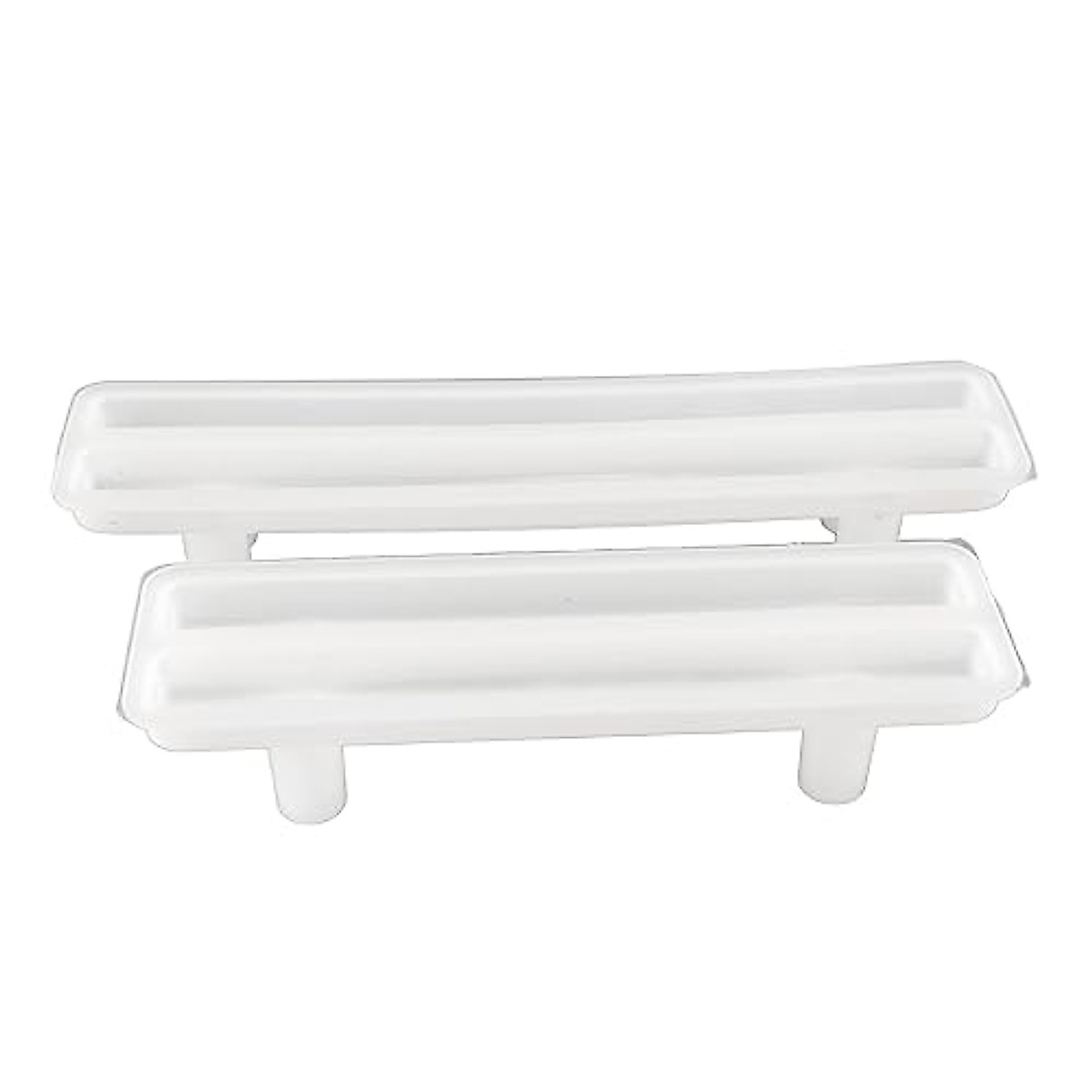 Tray Handle Mould, 2pcs Silicone Tray Handle Mold Reusable Minimalist Style DIY for Agate Platter for Jewelry Tray for Home Decor