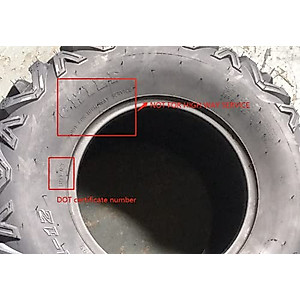 TRIBLE SIX 2 pcs Lawn Garden Mower Tractor Turf Tires - ST24x12x12 6 PR