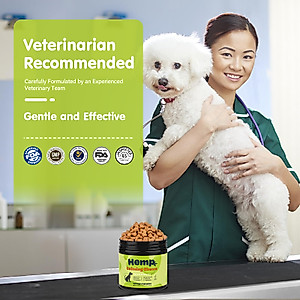 Zingly Hemp Calming Chews for Dogs Anxiety Relief, Dog Calming Chews - Anxiety Relief Treats, Anxiety Relief for Dogs Calming Treats, Calming Care for Dogs - Separation Aid, Barking, Bacon, 120 Ct