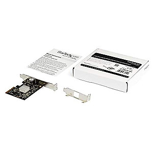 StarTech.com 5G PCIe Network Adapter Card - NBASE-T & 5GBASE-T 2.5BASE-T PCI Express Network Interface Adapter - 5GbE/2.5GbE/1GbE Multi Gigabit Ethernet Workstation NIC - 4 Speed LAN Card (ST5GPEXNB)