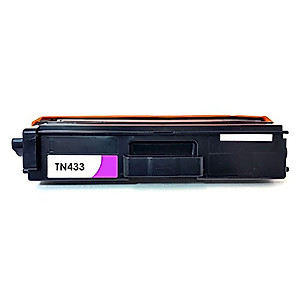 GreenEngineered High Yield Toner Cartridges Value Pack - Compatible for TN433 Brother TN433BK TN433C TN433M TN433Y (BCMY) (4)